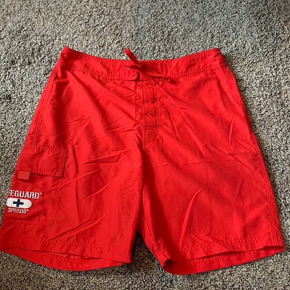 Speedo | Swim | Vintage Speedo Lifeguard Board Shorts | Poshmark